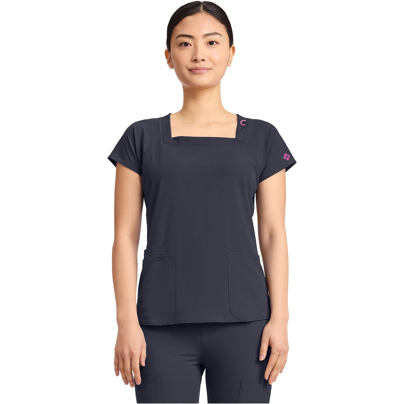 Women's 3-Pocket Square Neck Top – AP-UNIFORMS