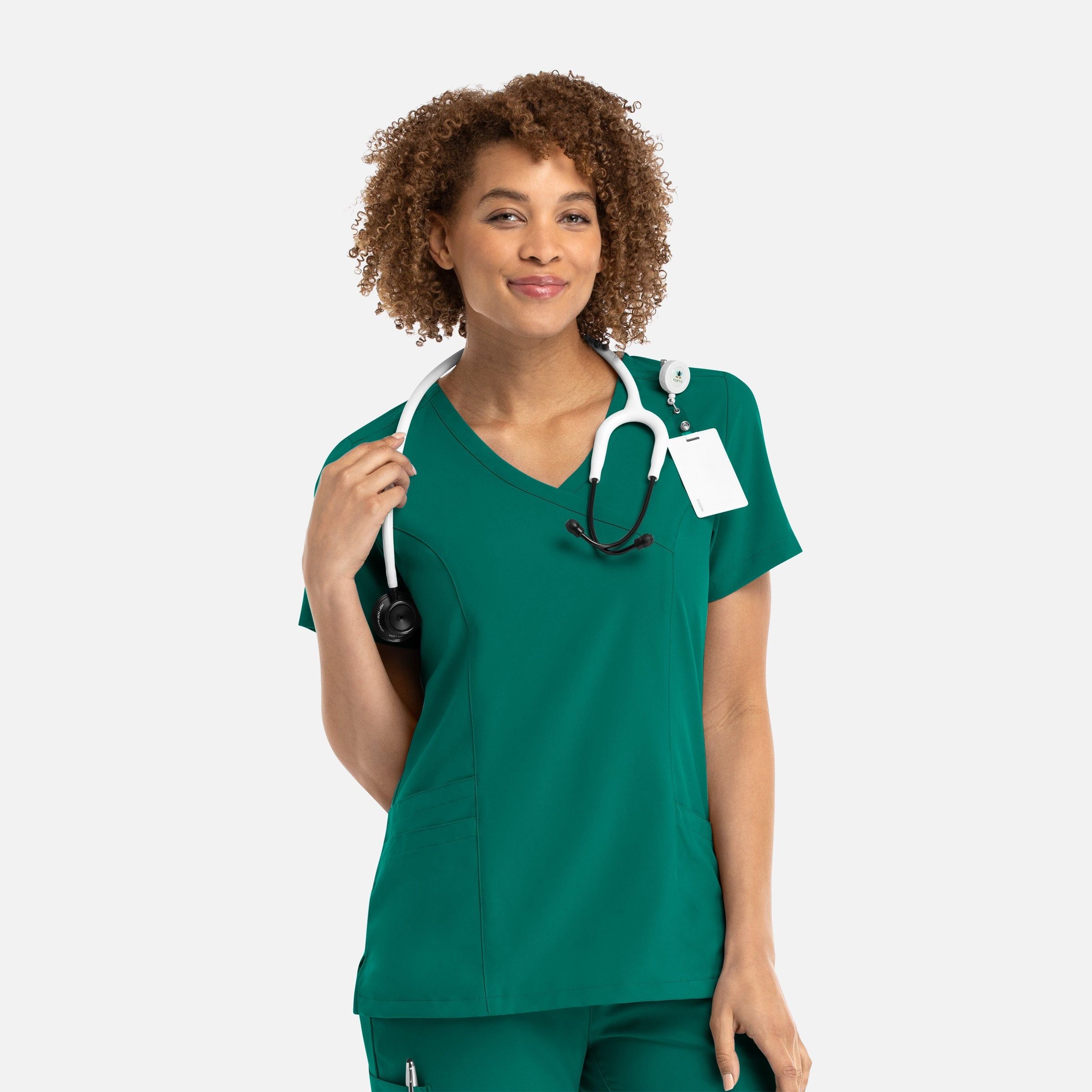 Women's Mock Wrap Top – AP-UNIFORMS