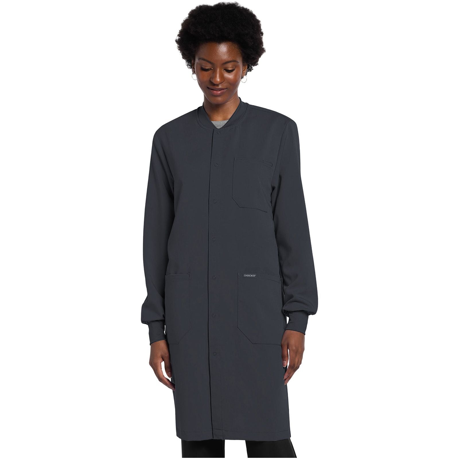 40" Snap Front Lab Coat – AP-UNIFORMS