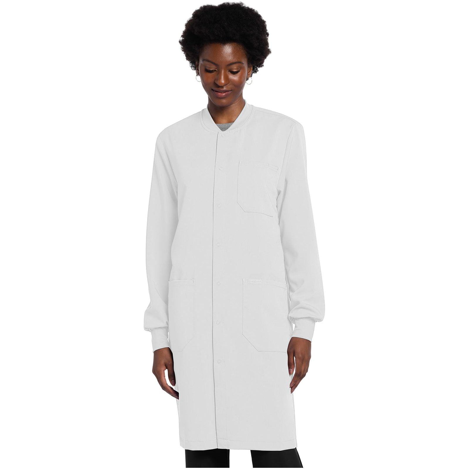 40" Snap Front Lab Coat – AP-UNIFORMS