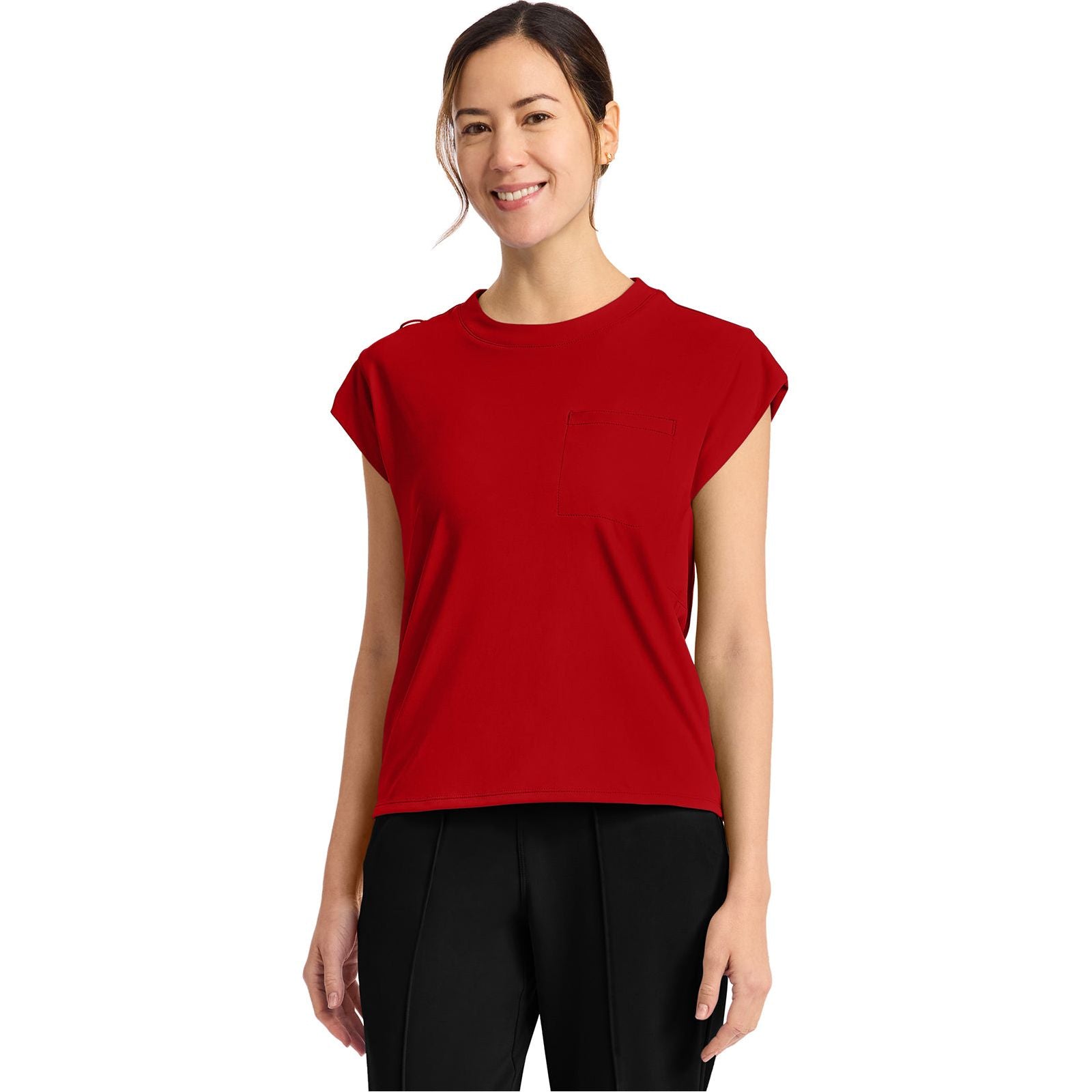 Women's 1-Pocket Crew Neck Top – AP-UNIFORMS