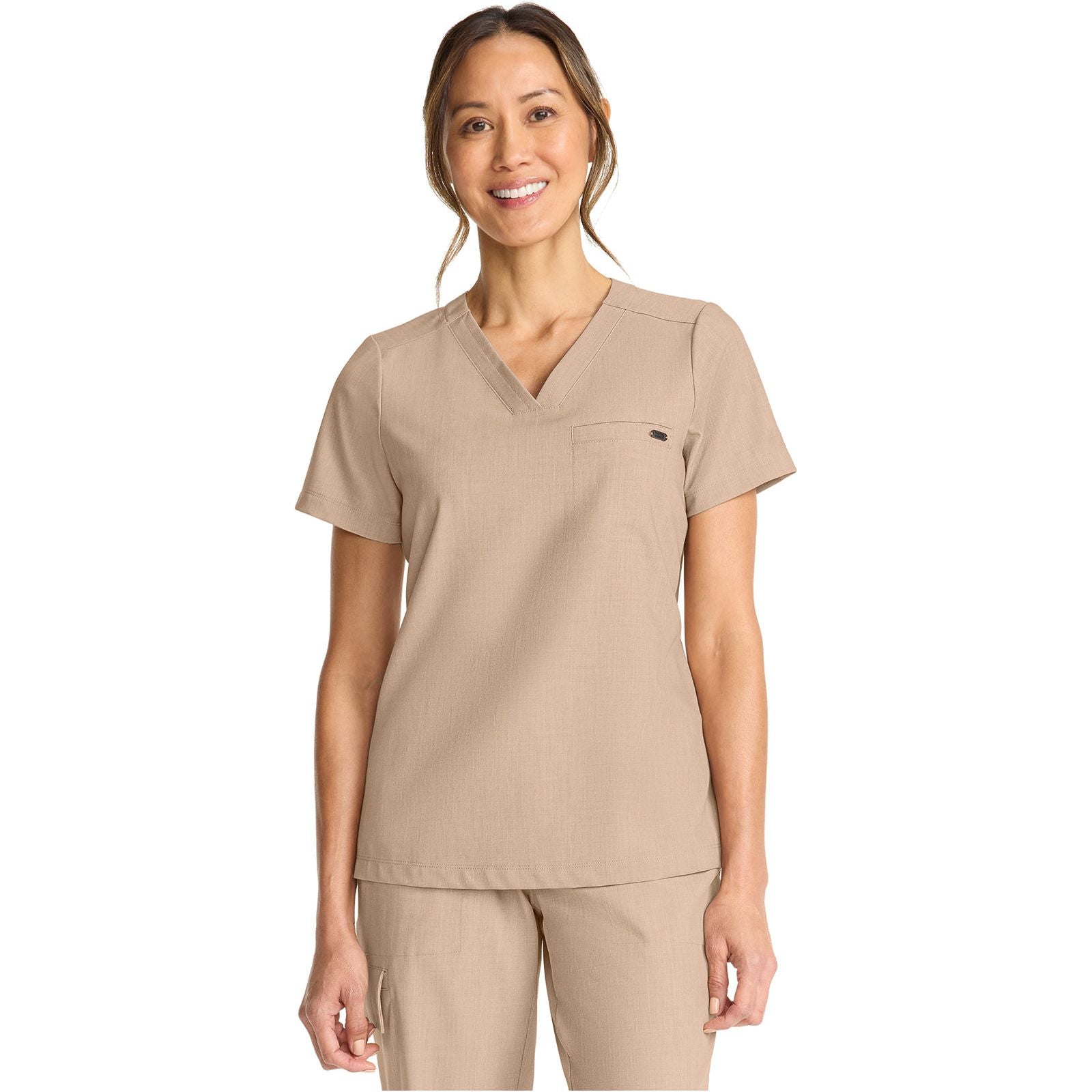 Women's Tuck-in V-Neck Top – AP-UNIFORMS